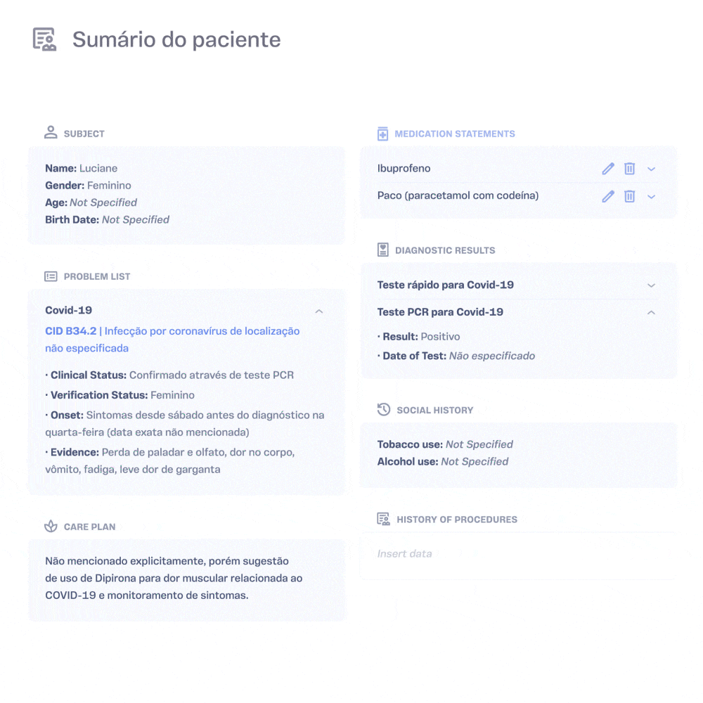 Sofya · Sua parceira médica